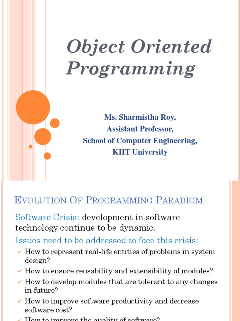 Full Oop Ppt All In One Pdf Class Computer Programming Parameter Computer Programming 