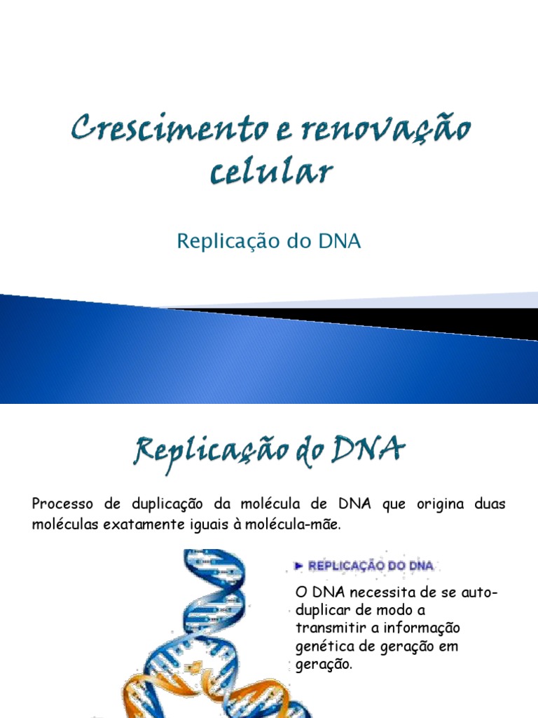 Replicação Do Dna Download Grátis Pdf Replicação De Dna Dna