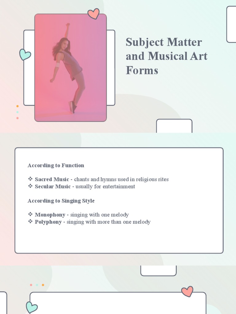 Types of Music and Their Functions | PDF | Choir | Rock Music