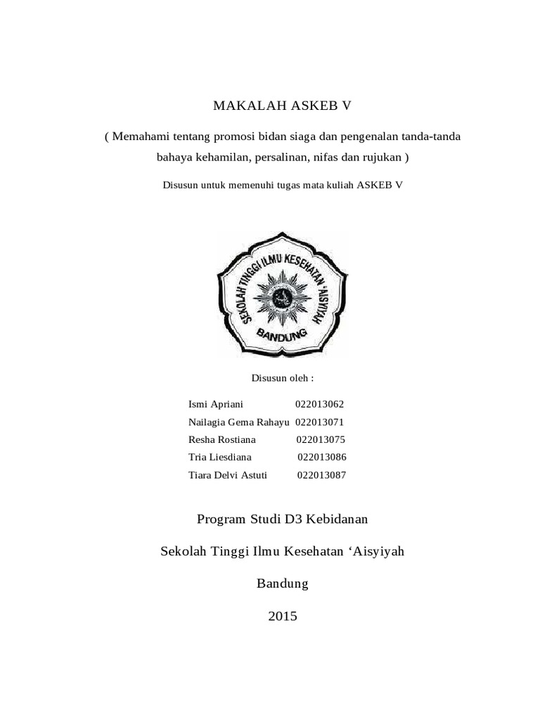 Promosi Bidan Siaga Pdf