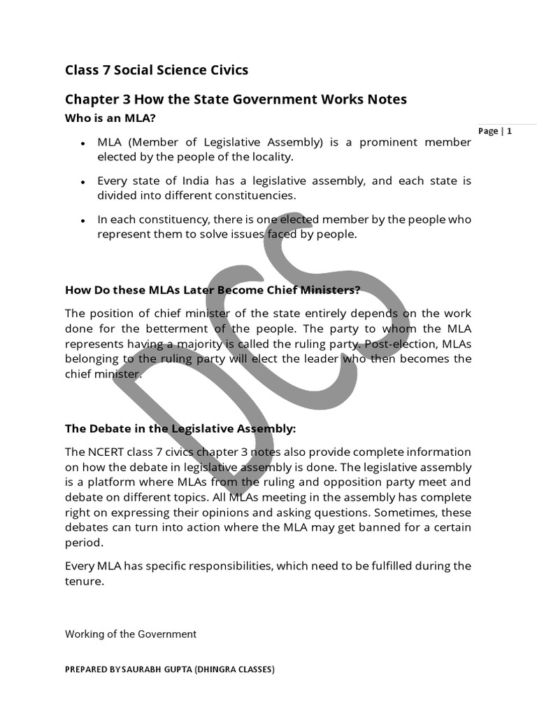 Understanding the Roles and Responsibilities of Key Players in State ...