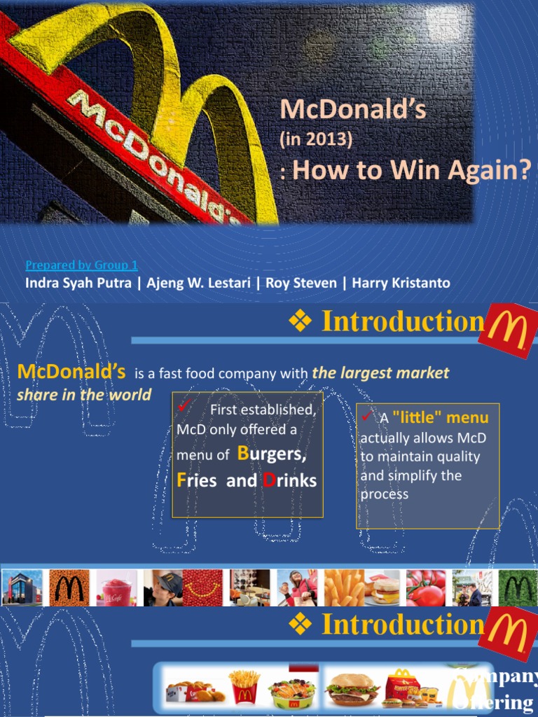 McDonald's Turnaround Strategies | PDF | Mc Donald's | Fast Food