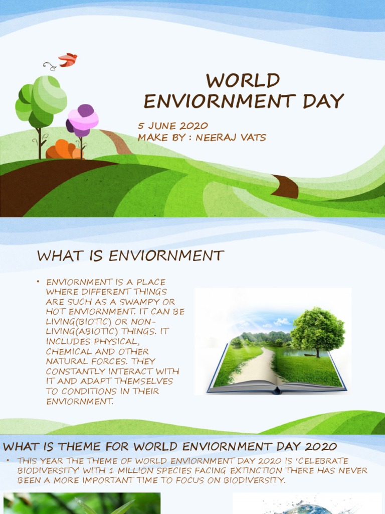 World Enviornment Day | PDF | Natural Environment | Systems Ecology