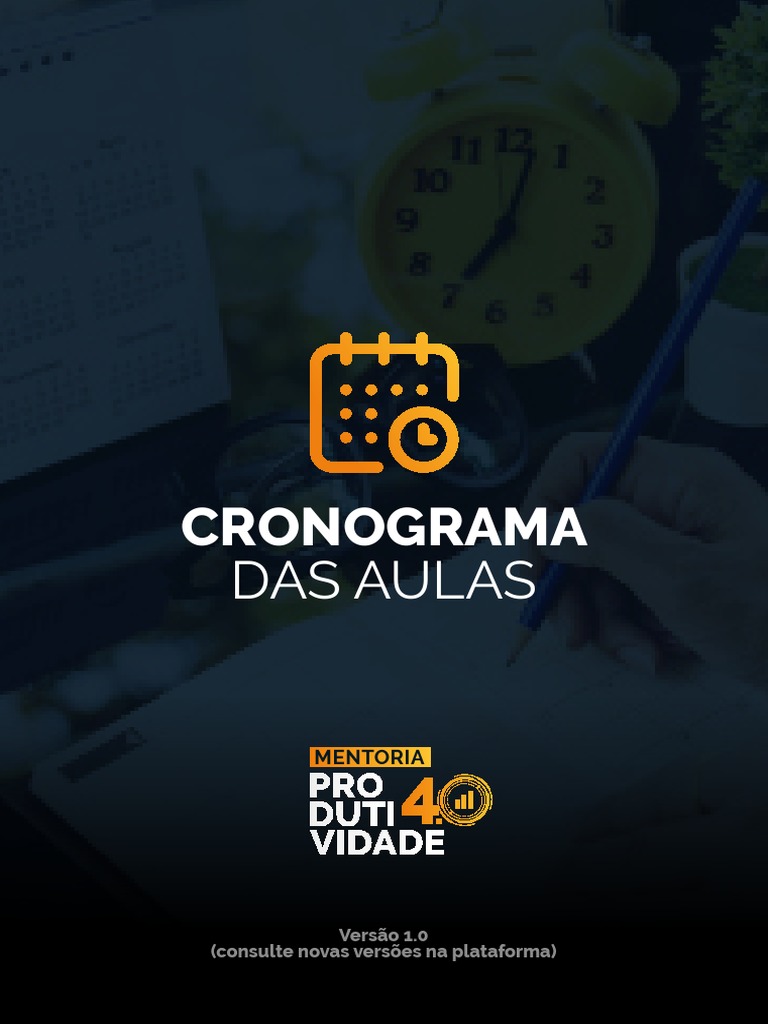 Cronograma PDF Pro - Turma 2 | PDF | Ciência cognitiva