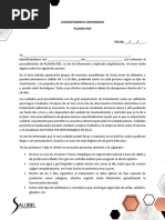 Consentimiento Limpieza Facial | PDF | Enfermedades y trastornos | Medicina CLINICA