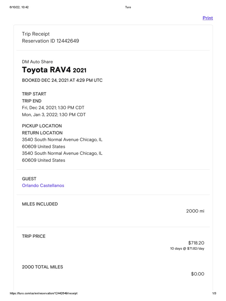 Turo 1 | PDF | Payments | Transport