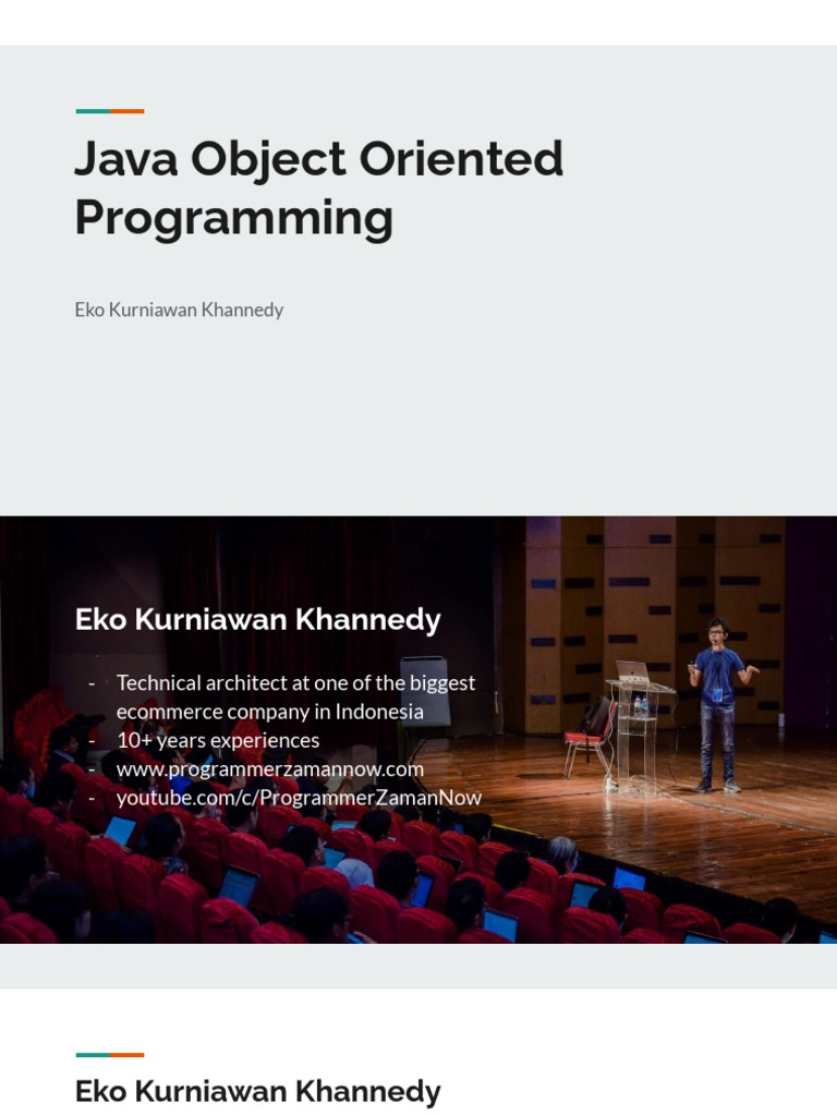 Java OOP (Programmer Zaman Now | PDF Java OOP (Programmer Zaman Now | PDF