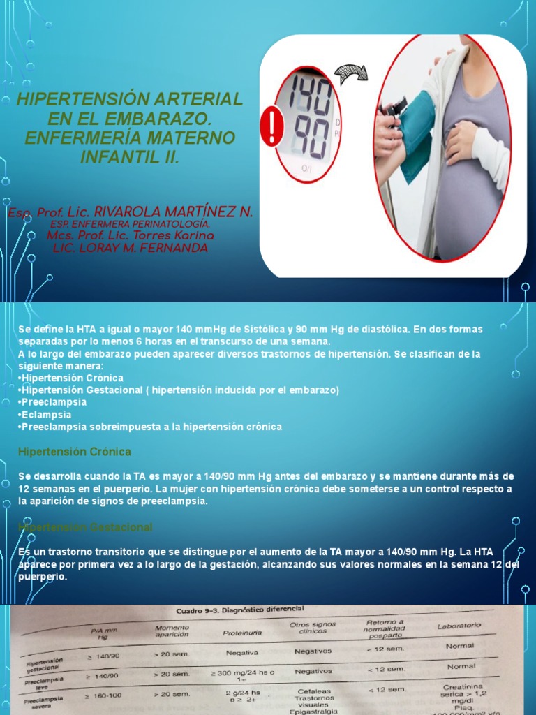 Hipertensión Arterial en El Embarazo | PDF | Hipertensión | El embarazo