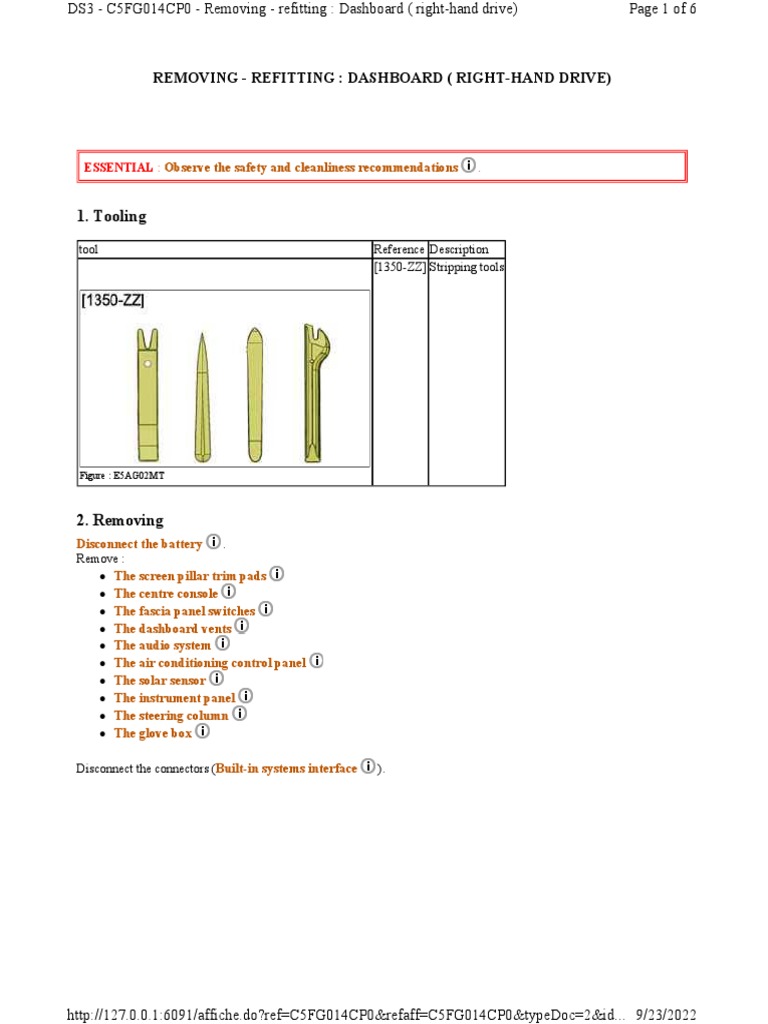 Dashboard (Right-Hand Drive) | PDF | Manufactured Goods | Transport