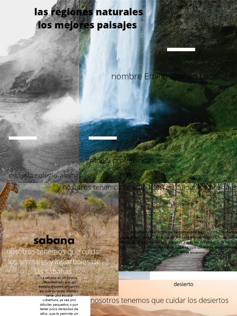 Las Regiones Naturales | PDF