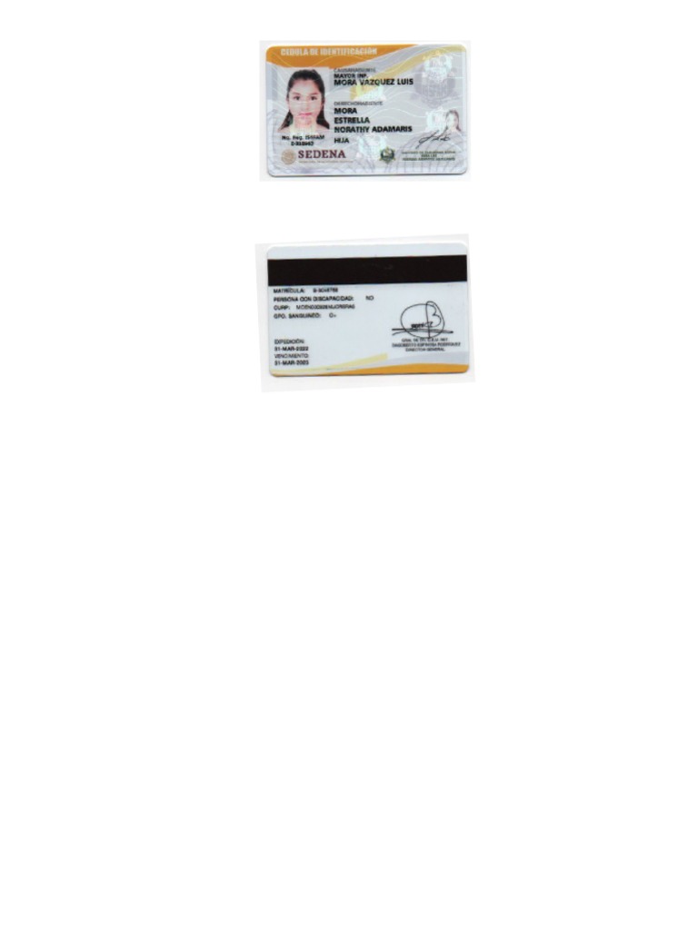 Tarjeta de Issfam | PDF