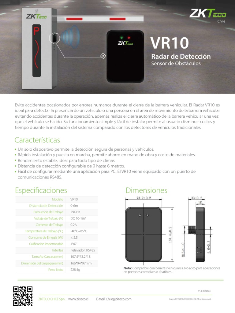 Ficha Técnica-VR10 | PDF