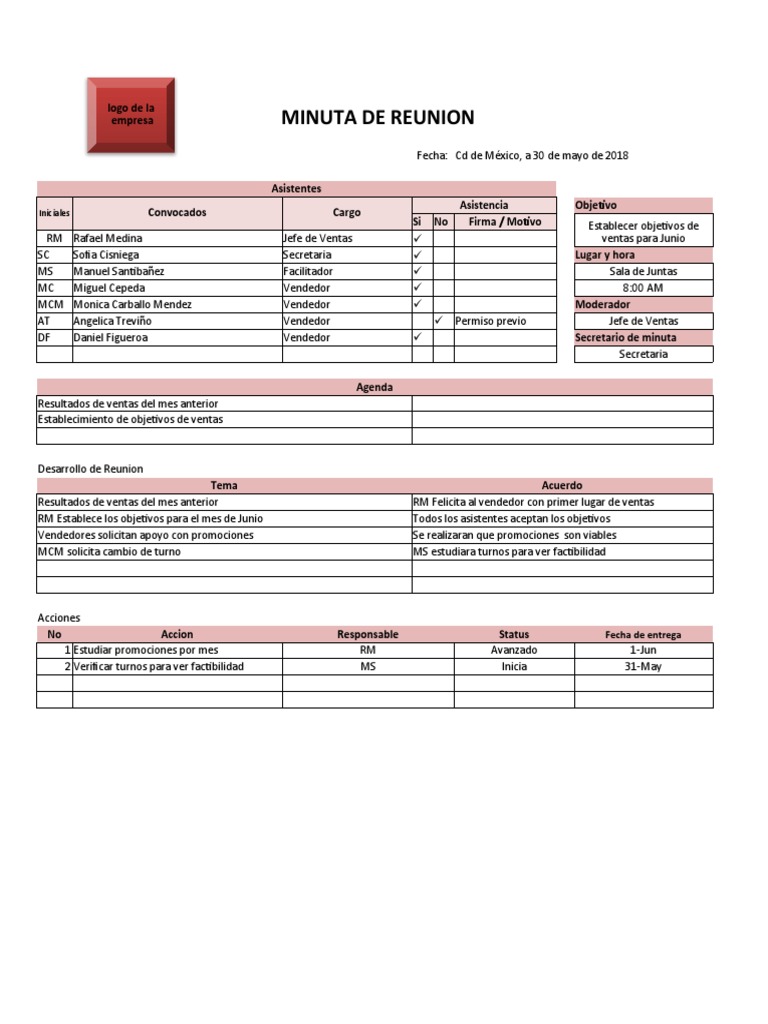 Formato Minuta | PDF