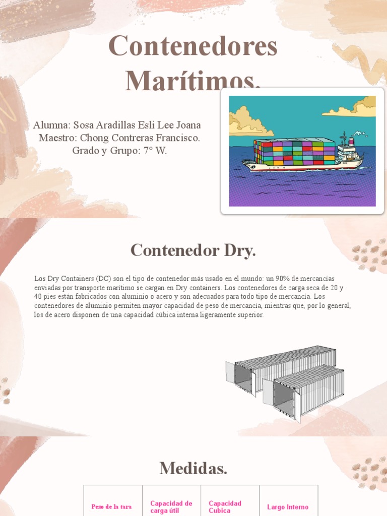 Contenedores Maritimos | PDF | Transporte