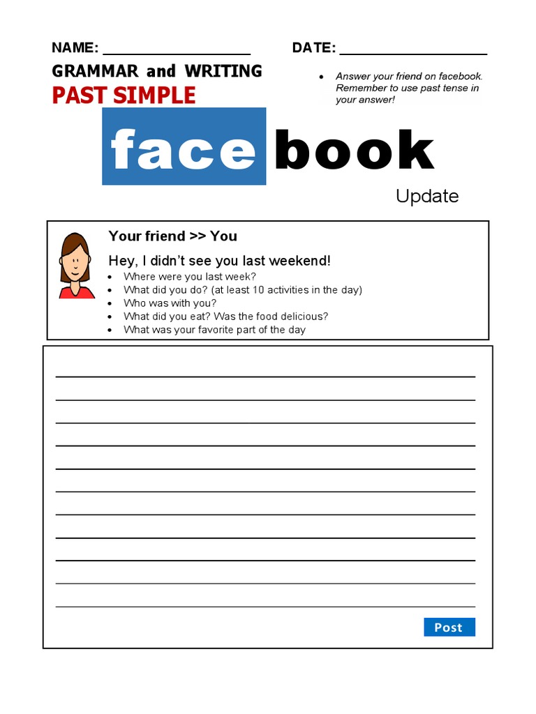 Past Simple Writing | PDF