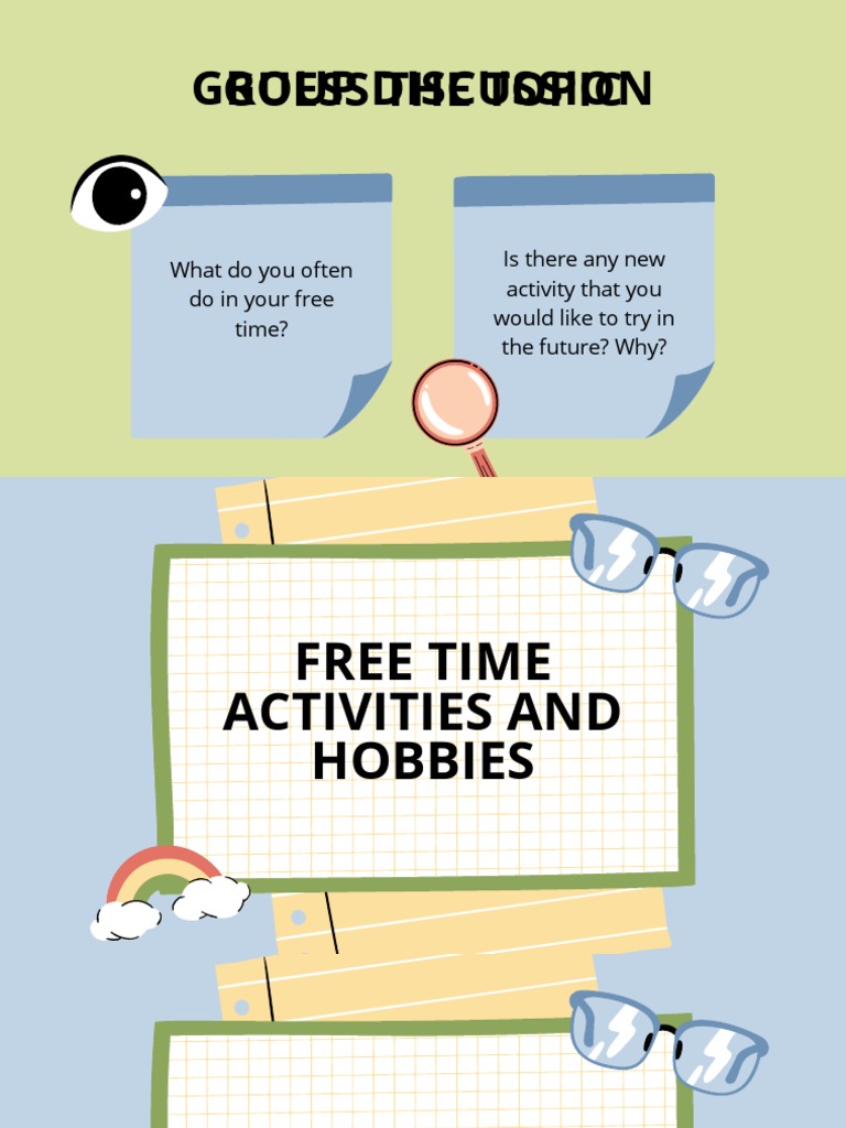 Free Time Activities | PDF