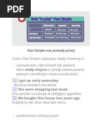 Past Simple - Budowa Zasady | PDF