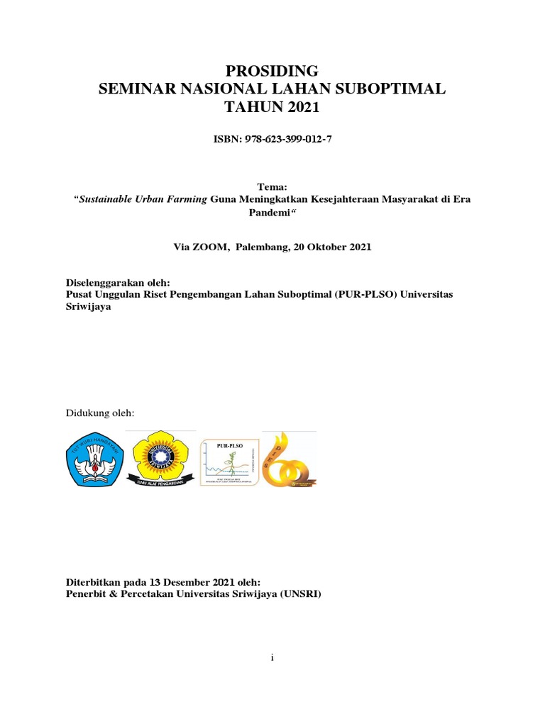 Prosiding Semnas LSO - 2021 - 2032-4971-1-PB - 2 Konsentrasi Hara N, P Dan Pertumbuhan | PDF