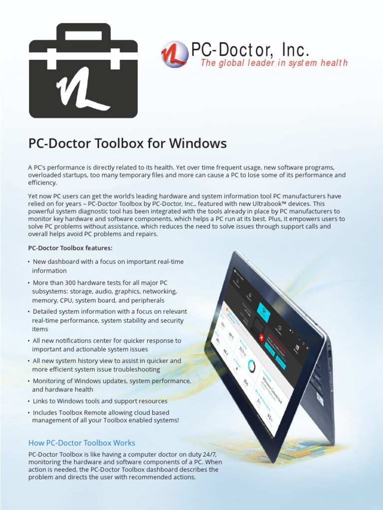 Pc-Doctor Toolbox | PDF | Personal Computers | Computer Hardware