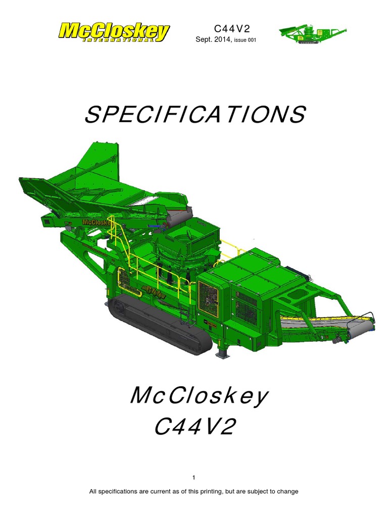 C44v2 Technical Spec | PDF | Engines | Vehicles
