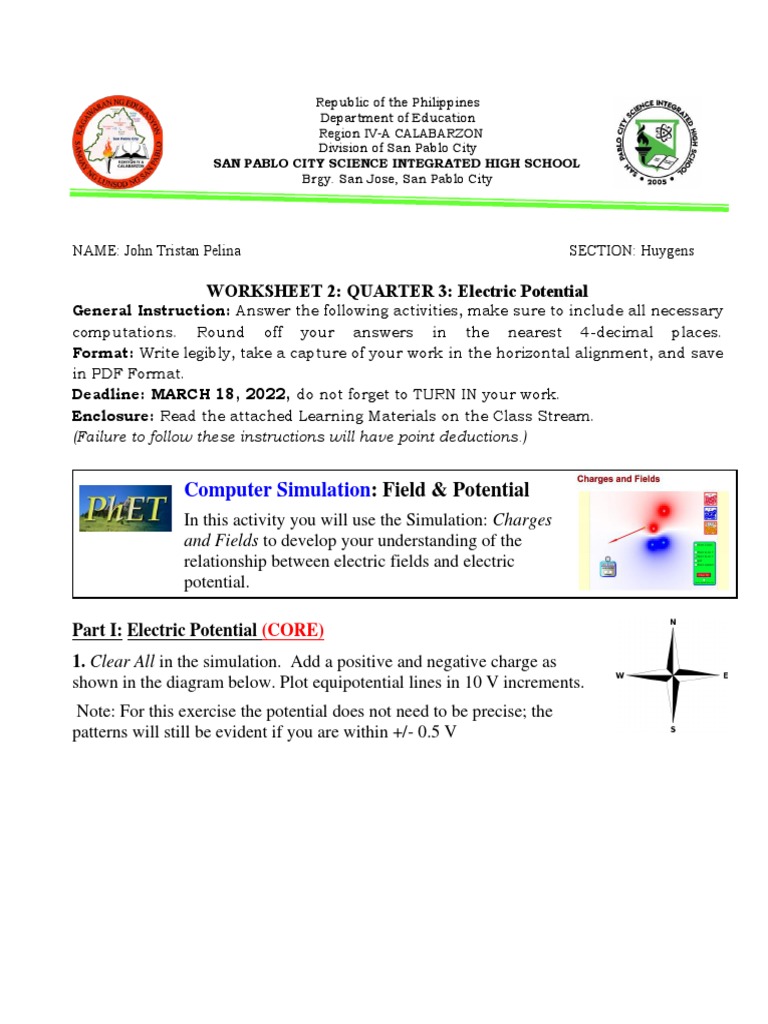 WS2 GP2 Q3 Pelina JT | Descargar gratis PDF | Electron | Acceleration