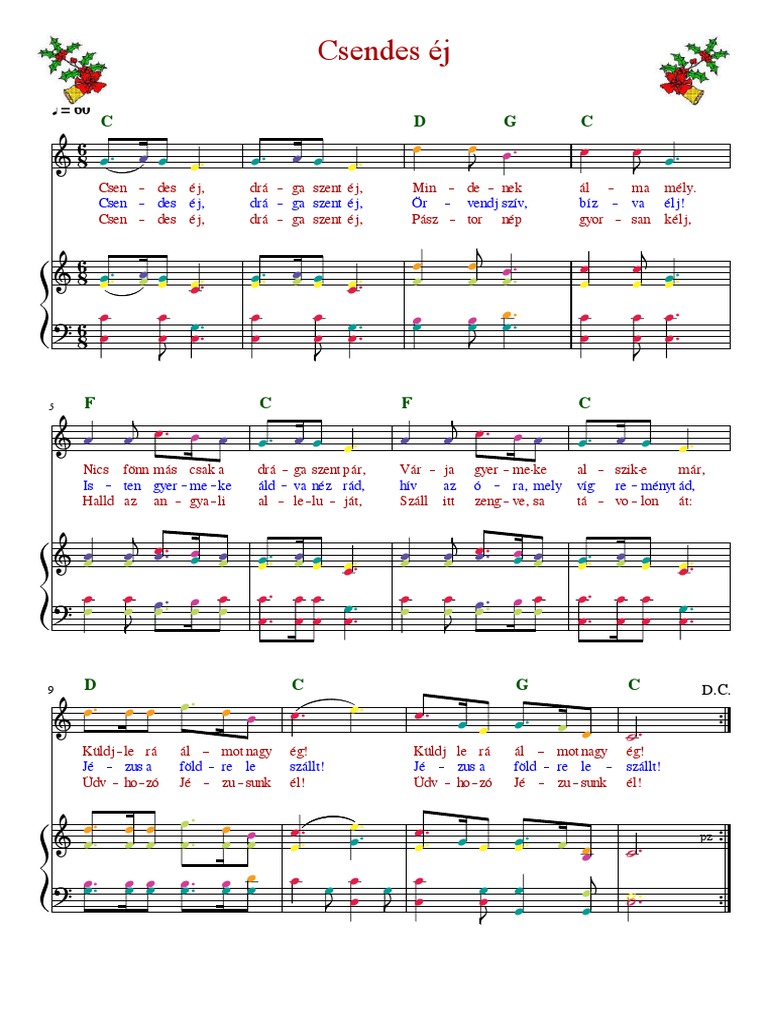 Csendes Éj-Színes | PDF