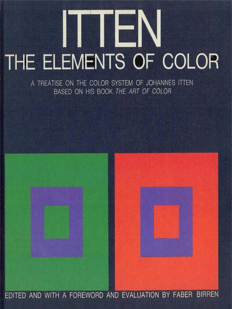 Johannes Itten - THE ELEMENTS OF COLOR | PDF | Color | Paintings