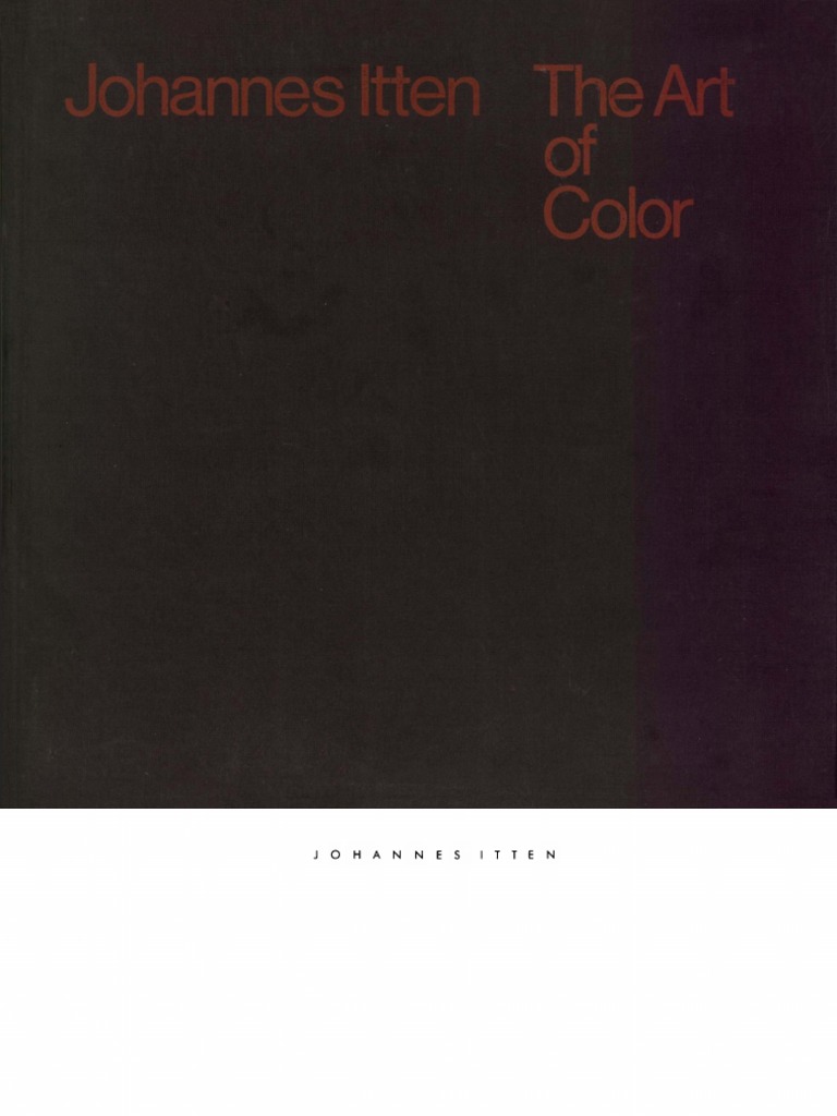 Johannes Itten - THE ART OF COLOR | PDF | Color | Paintings