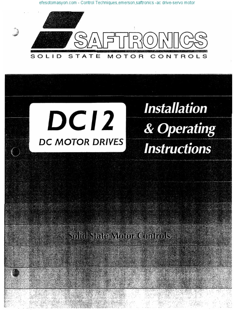 DC12 Drive Manual | PDF
