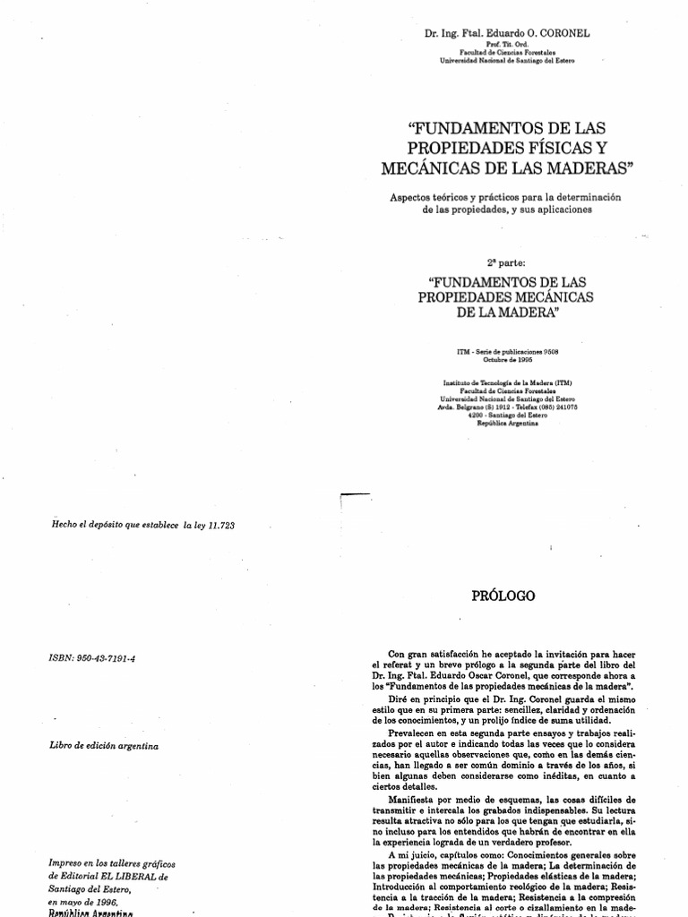 Coronel - Maderas II | PDF