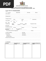 Uganda PASSPORT APPLICATION FORM G | PDF | Passport | Nationality Law