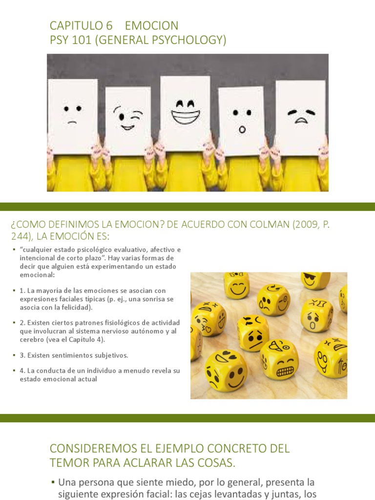 Emociones: Definición y Regulación | PDF | Las emociones | Temor