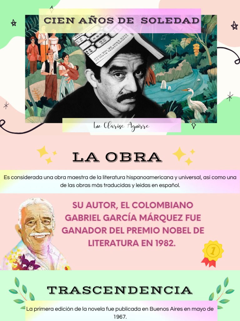 Cien Años Presentación | PDF | Gabriel García Márquez | Intertextualidad