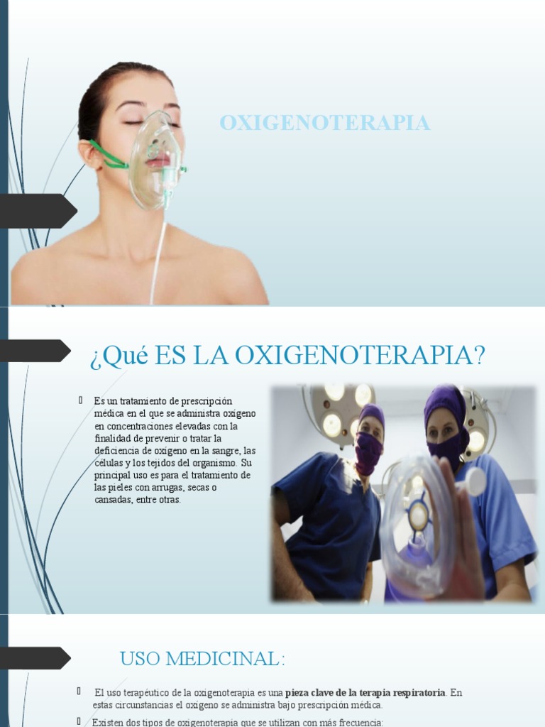 Oxigen Oter Apia | PDF | Ciencias de la Salud | Tratamientos médicos