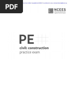 PE Civil Transportation Practice Exam - Sample | PDF | Test (Assessment ...