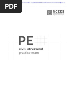 PE Civil Transportation Practice Exam - Sample | PDF | Test (Assessment ...