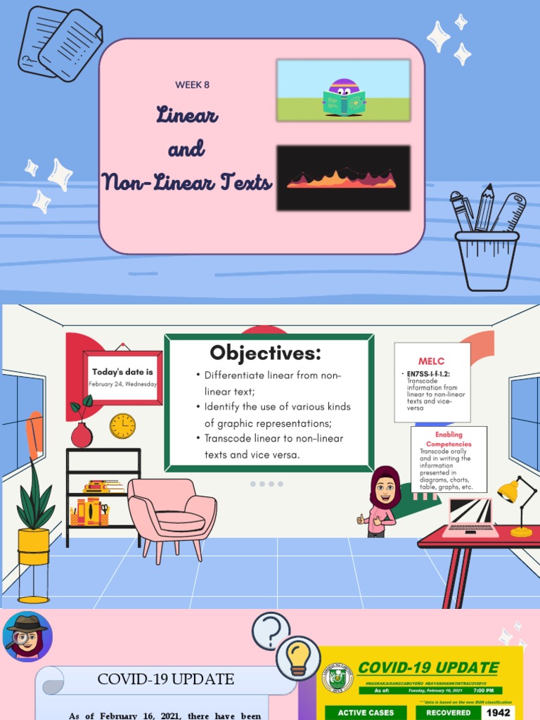 Linear and Non Linear Texts COT | PDF | Chart | Information Science