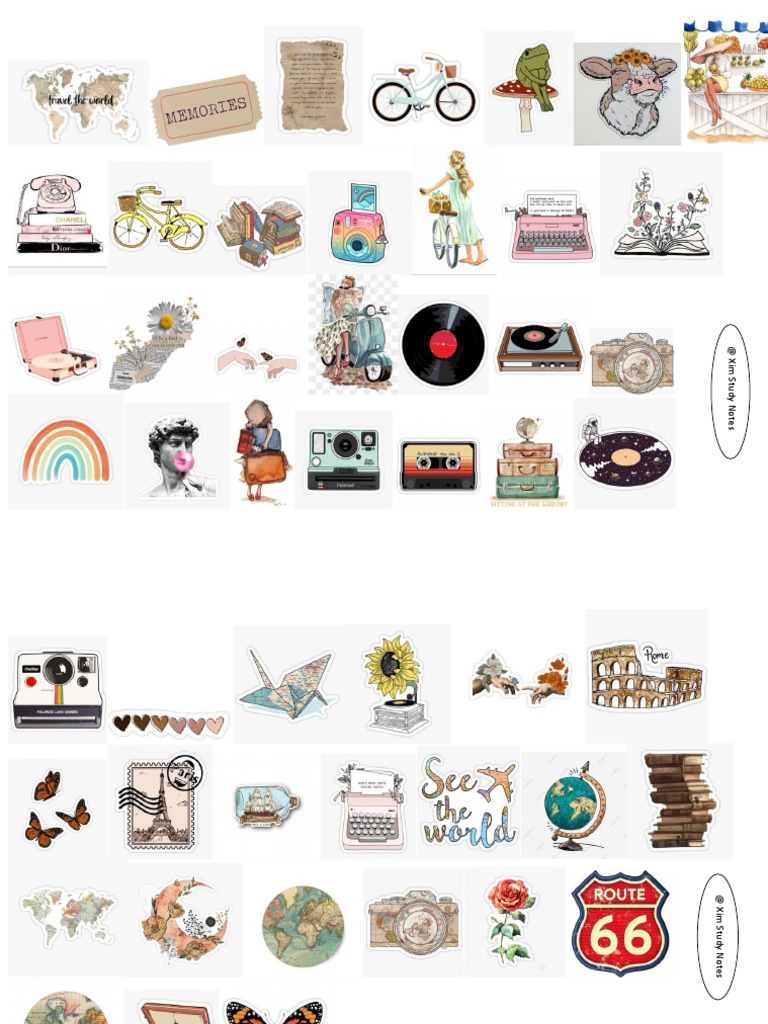 Stickers Vintage 2.0 PDF | PDF