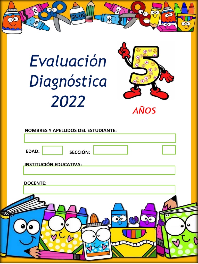 Evaluacion Diagnostica 5 Años | PDF