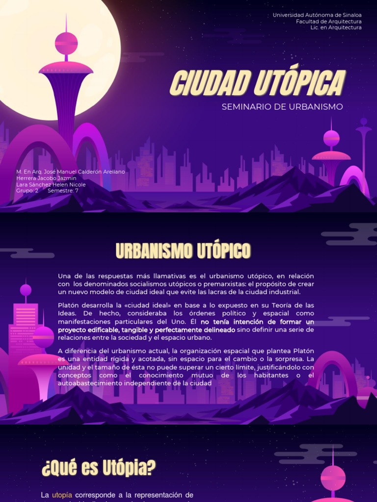 Ciudad Utopica | PDF | utopía | Platón Ciudad Utopica | PDF | utopía | Platón