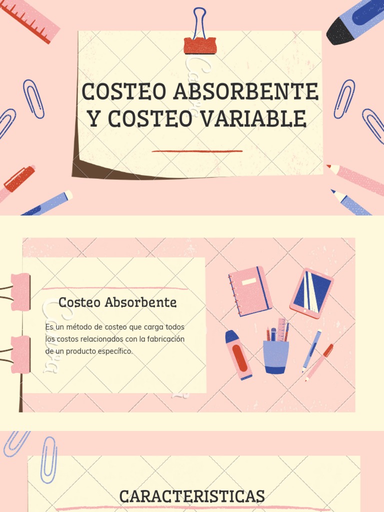 Costeo Absorbente y Variable | PDF | Negocios | Finanzas y administración del dinero