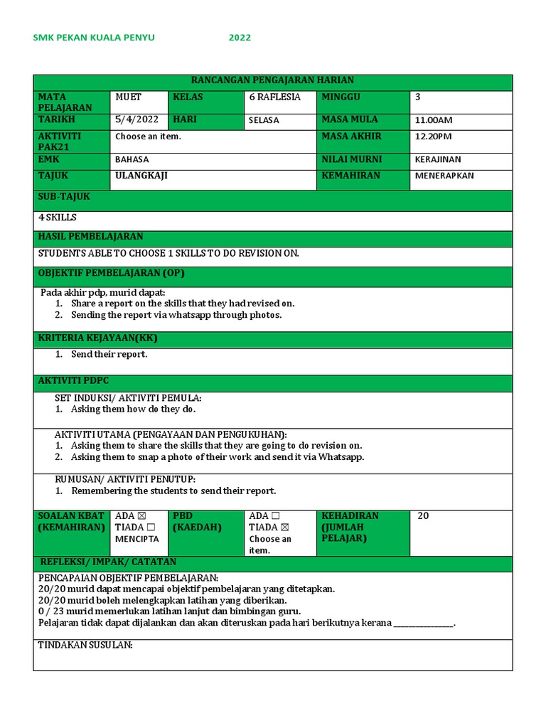 RPH 2022 - Week 3 | PDF