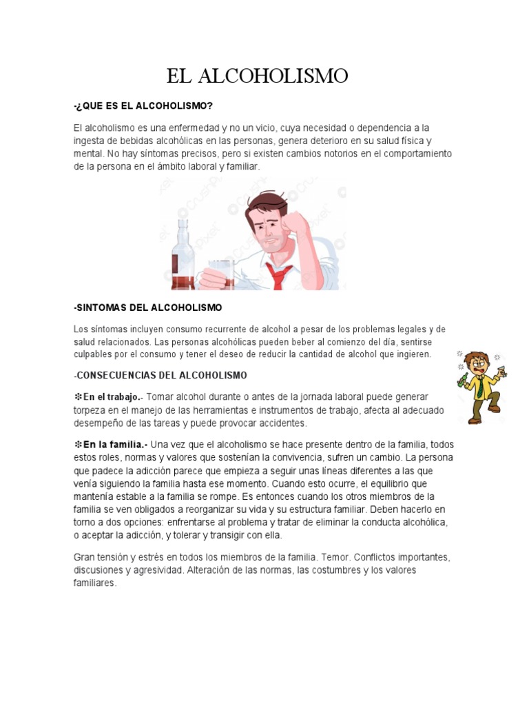 Un análisis completo de los efectos del alcoholismo y la drogadicción | PDF | La dependencia de ...