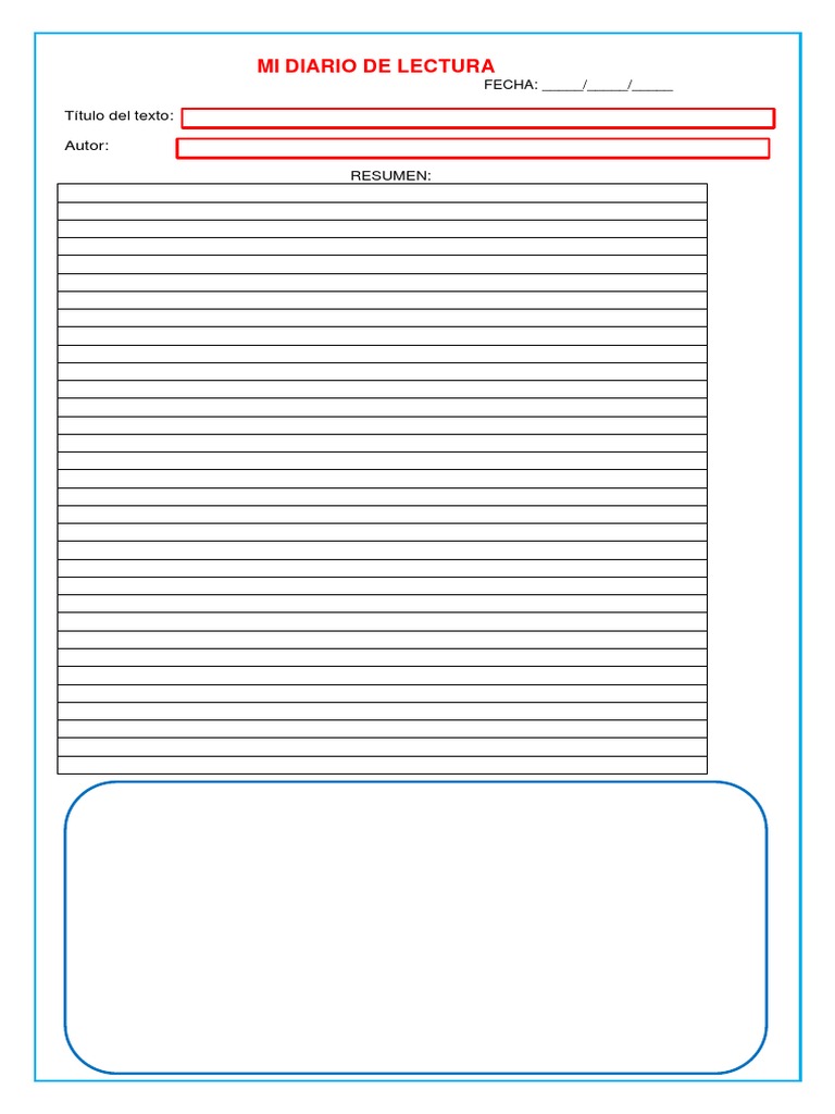 Mi Diario de Lectura-1 | PDF