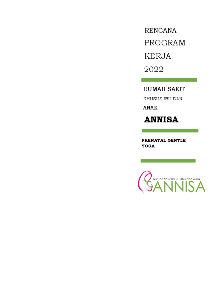 Format Program Kerja - Yoga | PDF