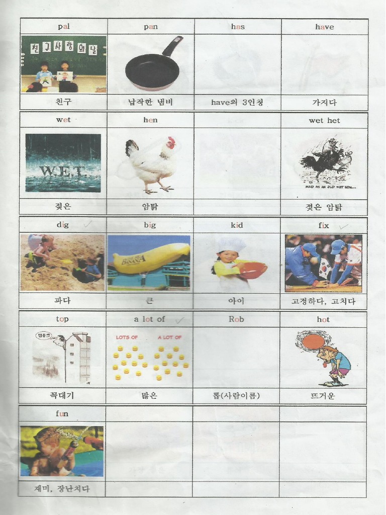 West Cam Voca List 1 | PDF