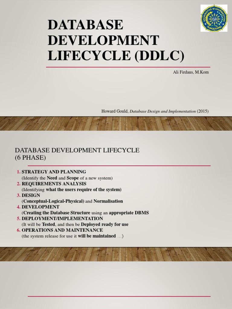 01a-Database Development Lifecycle (DDLC) | PDF