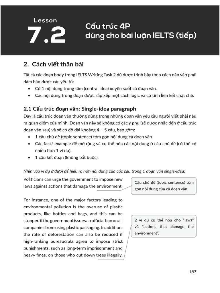 Writing Task 2 - Phần 8 - Cau Truc 4P | PDF