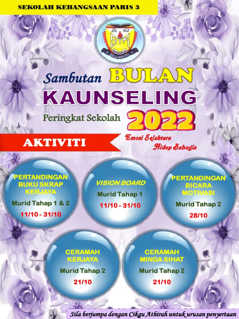 Poster Bulan Kaunseling | PDF