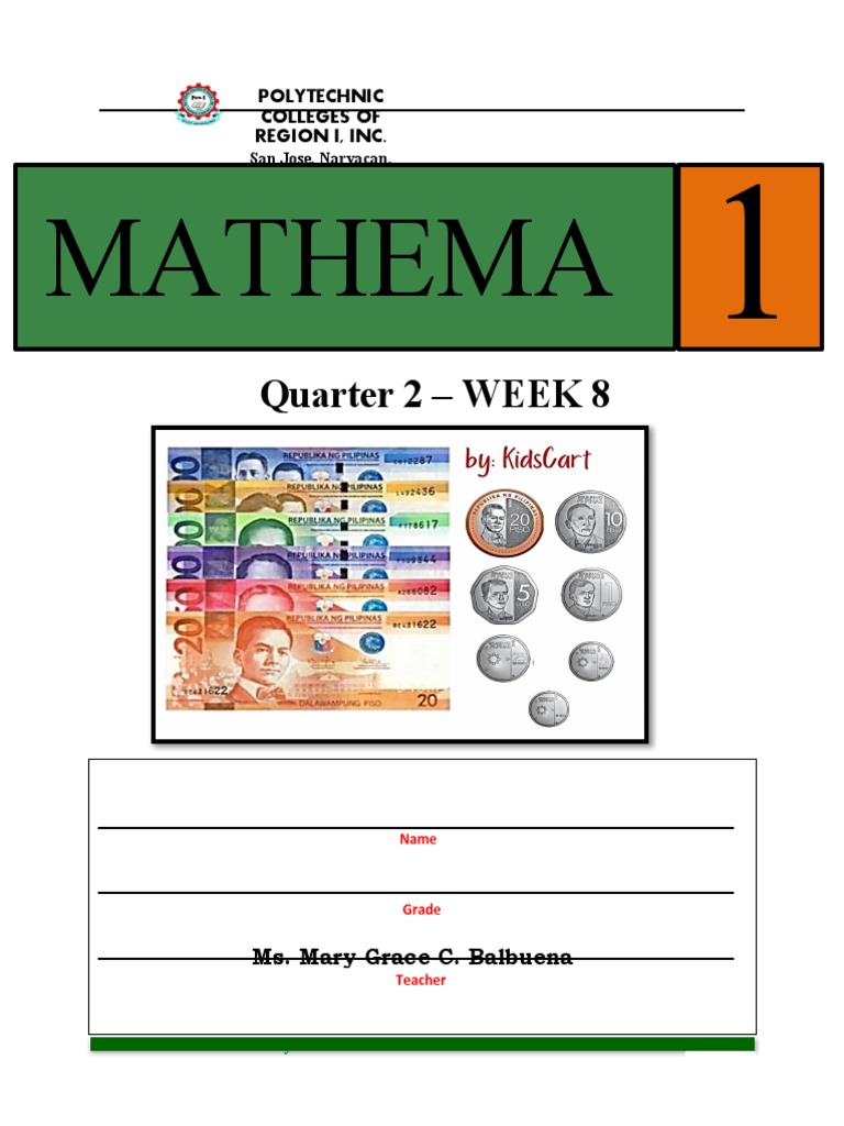 Math Grade 1 Module | PDF